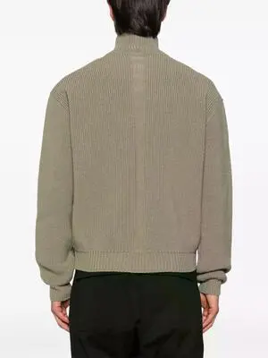 Rick Owens Roll-neck Virgin-wool Jumper - Green