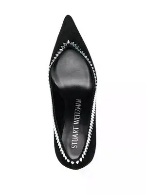STUART WEITZMAN 100mm Crystal-embellished Pumps
