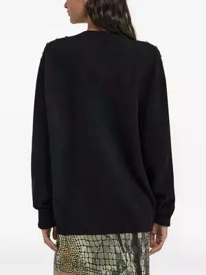 Roberto Cavalli Button-detailing Crew Neck Jumper