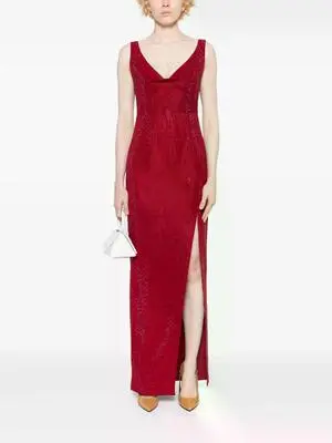 Roland Mouret Diamante Gown - Red
