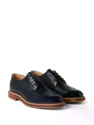 Brunello Cucinelli Lace-up Leather Derby Shoes