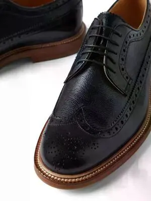 Brunello Cucinelli Lace-up Leather Derby Shoes