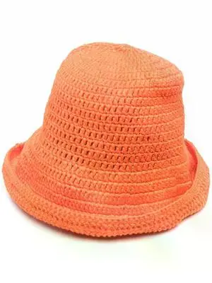 Alanui Beach Break Crochet Hat - Orange