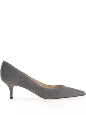 GIANVITO ROSSI 55mm Leather Pumps - Grey