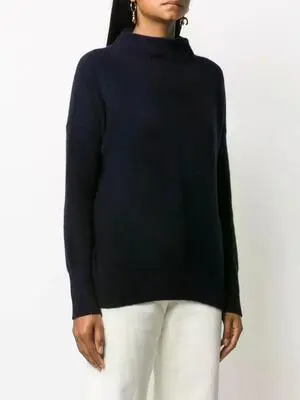 Vince Roll Neck Jumper - Blue