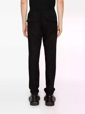 Rick Owens Drawstring Slim Long Trousers - Black