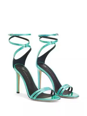GIUSEPPE ZANOTTI 105mm Catia Sandals - Blue