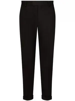 Dolce & Gabbana Pressed-crease Tapered Trousers