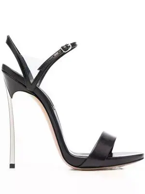Casadei Leather Open-toe Heeled Sandals