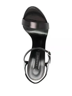 Casadei Leather Open-toe Heeled Sandals