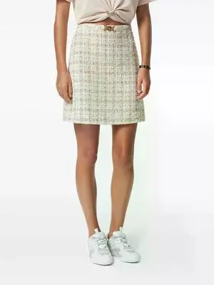 Versace Tweed A-line Mini Skirt