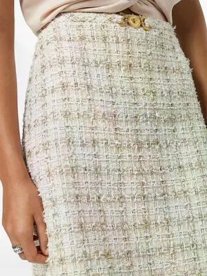 Versace Tweed A-line Mini Skirt