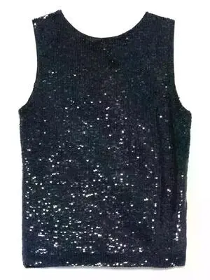 P.a.r.o.s.h Sequined Tank Top - Blue