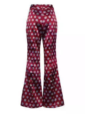 MACGRAW Crest Circa 72 Flared Trousers - Red