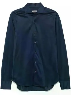 Canali Cotton Shirt - Blue