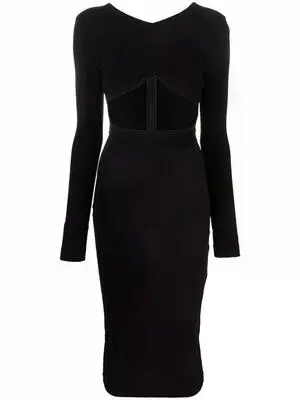 Dsquared2 Cut-out Detail Midi Dress