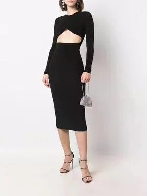 Dsquared2 Cut-out Detail Midi Dress