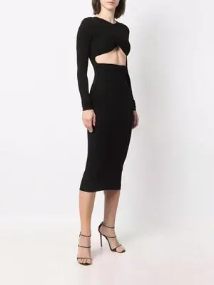 Dsquared2 Cut-out Detail Midi Dress