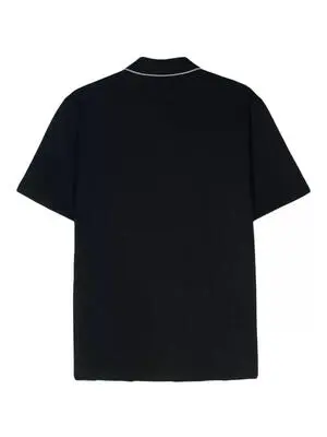 Brioni Logo-embroidered Cotton Polo Shirt