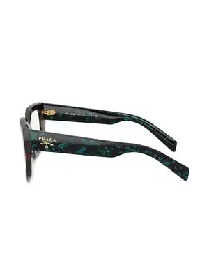 Prada Square-frame Glasses - Brown