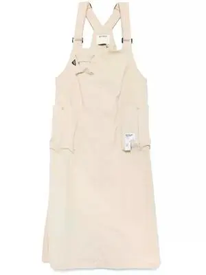 MUSIUM DIV. Pinafore Dress Neutrals
