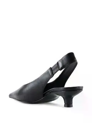 NOTABENE Eleonora Slingback Kitten Pumps - Black