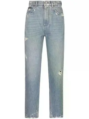 Dolce & Gabbana Mini Ripped Detail Jeans