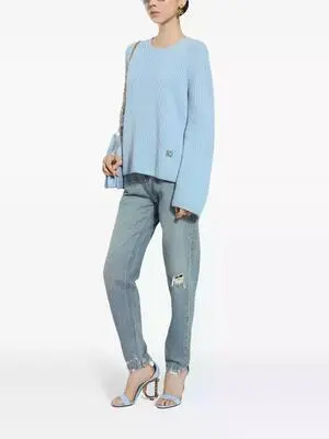 Dolce & Gabbana Mini Ripped Detail Jeans