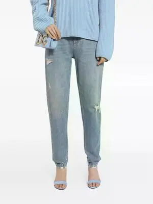 Dolce & Gabbana Mini Ripped Detail Jeans