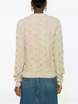 Moschino Plaque Sweater - Neutrals
