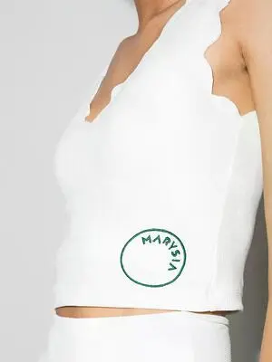 Marysia Venus Scalloped Tank Top