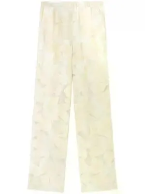 Loulou De Saison Floral-patterned Palazzo Pants - Neutrals