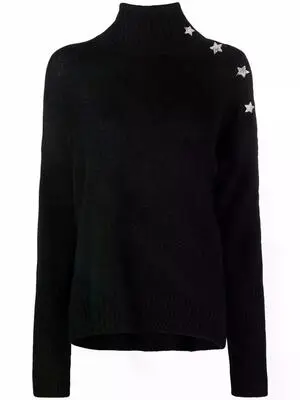 Zadig&Voltaire Alma Star-charm High-neck Jumper