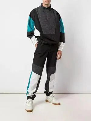 GOD'S MASTERFUL CHILDREN Oversized Knit-panel Windbreaker