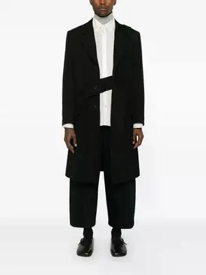Yohji Yamamoto Wool Twill Coat