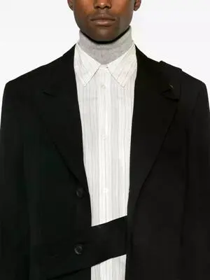 Yohji Yamamoto Wool Twill Coat