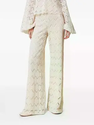 TWINSET Macramé Palazzo Trousers