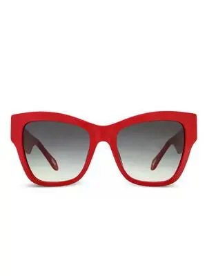 Just Cavalli Logo-plaque Sunglasses - Red