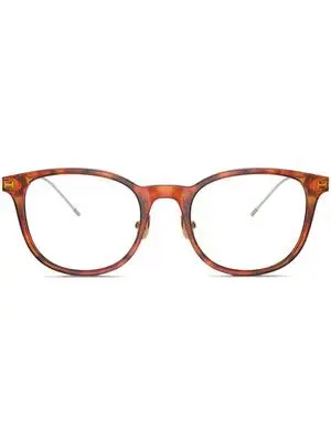 Brunello Cucinelli Round-frame Glasses - Brown
