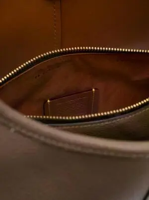 COACH Lana Pebbled-leather Tote Bag - Brown