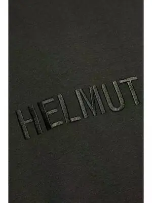 Helmut Lang Logo Embroidered Cotton T-shirt