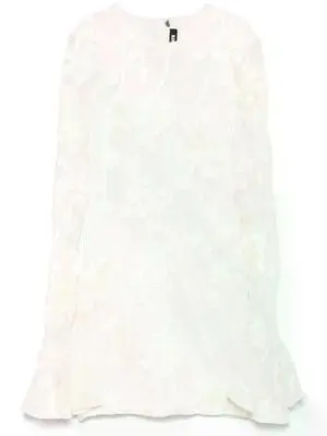 ROTATE BY BIRGER CHRISTENSEN Floral-mesh Mini Dress
