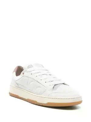 SANTHA Lace-up Sneakers - White