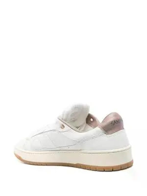 SANTHA Lace-up Sneakers - White