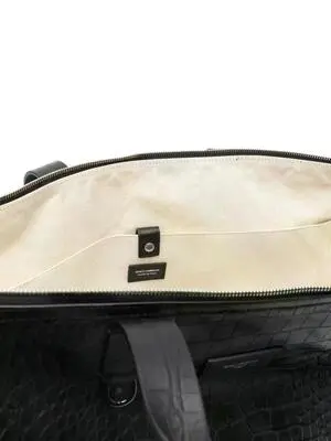 Dolce & Gabbana Large Crocodile-embossed Leather Tote