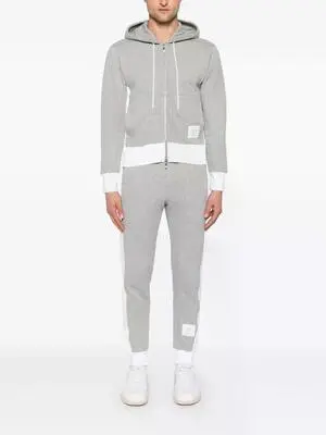 Thom Browne Loopback 4-bar Zip-up Hoodie