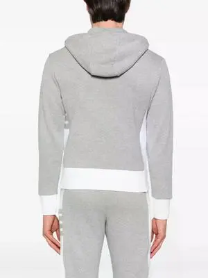 Thom Browne Loopback 4-bar Zip-up Hoodie
