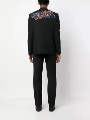 Off-White Graf Coupe' Strap Rel Single-breasted Blazer