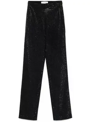 Roland Mouret Crystal-embellished Tailored Trousers