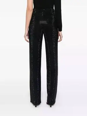 Roland Mouret Crystal-embellished Tailored Trousers